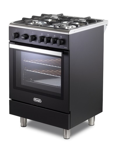 DeLonghi DSC 626 G-1 BL 60cm Modern Single Cavity Gas Range-Style ...
