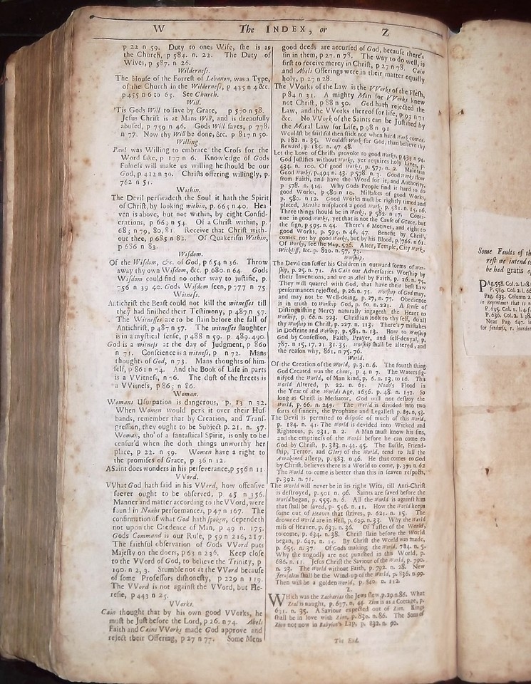 1692 Antique THE WORKS OF JOHN BUNYAN+MAP Bible Pilgrim's Progress ...
