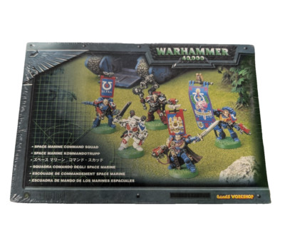 Games workshop Warhammer 40k Space Marine Command Squad Metal Box ...