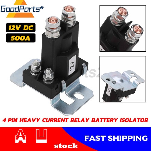 Winch Relay On-Off 12V 500A Car Auto Power Dual Battery Isolator Relay ...