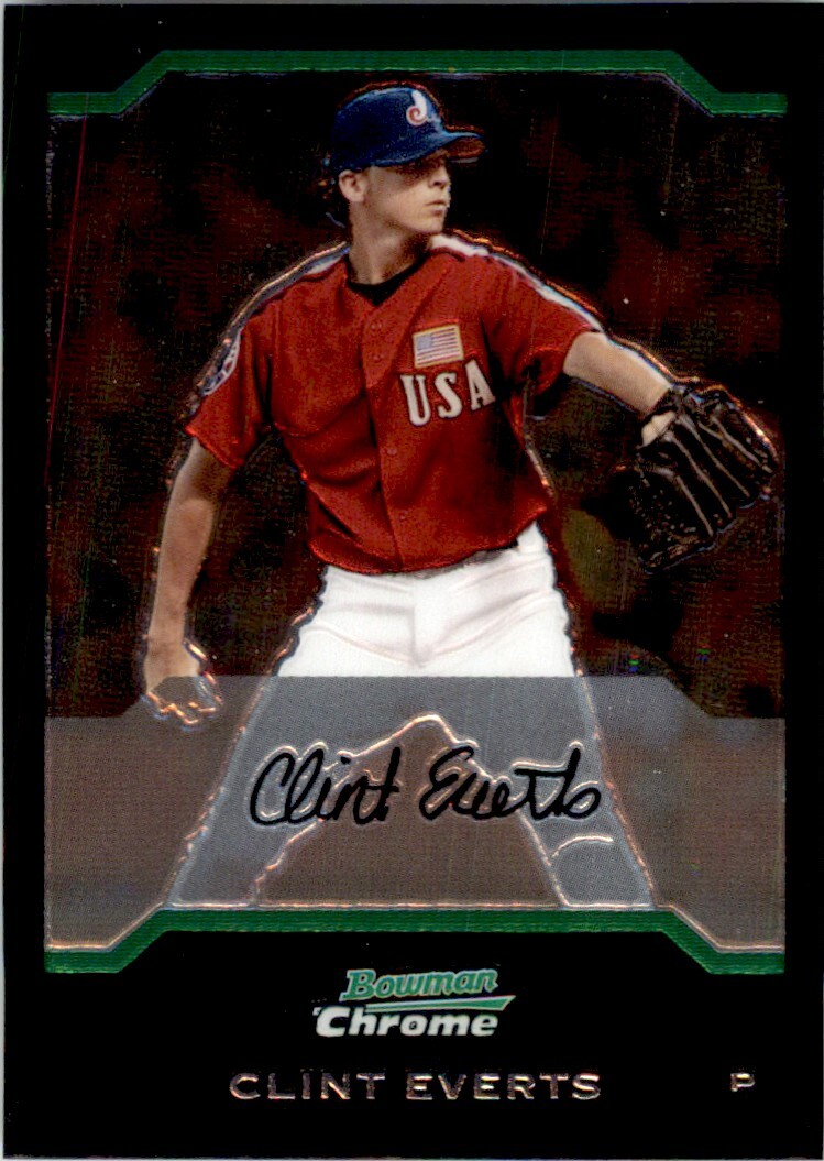 2004 Bowman Chrome Clint Everts 100 Baseball Cards #BDP128 | eBay
