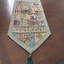 Farm table runner with animals pigs, roosters, cows, cat, corn, apples ...
