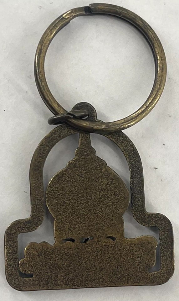 Vintage TRUMP Taj Mahal Casino Resort Brass Key Ring Atlantic City New ...