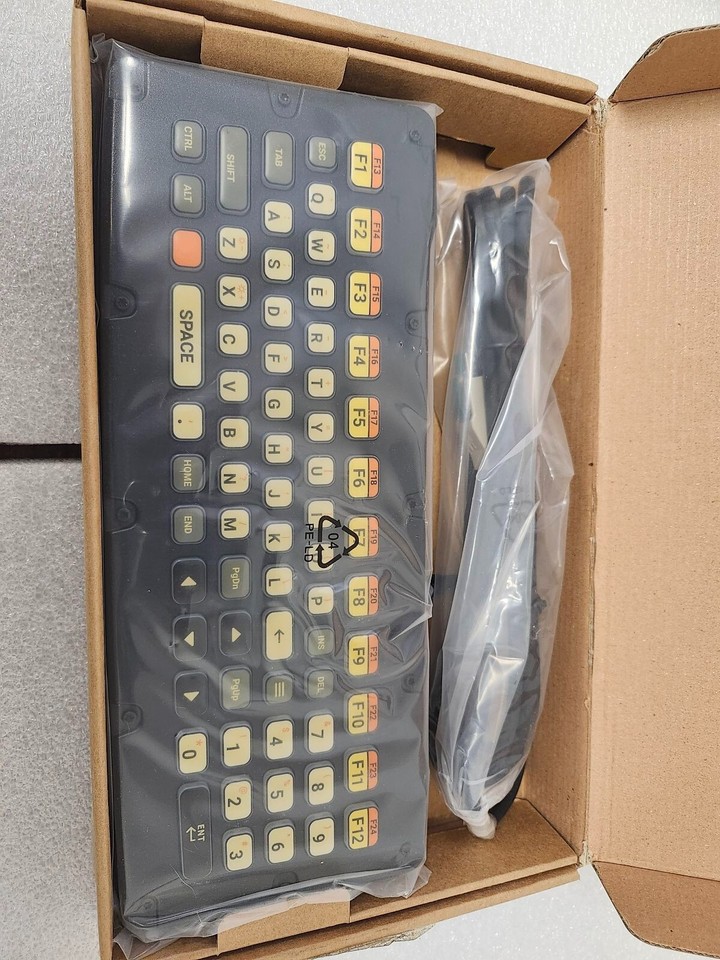 Zebra KYBD-QW-VC80-L-1 Keyboard USB Qwerty 300cm Cable to VC80 Forklift ...