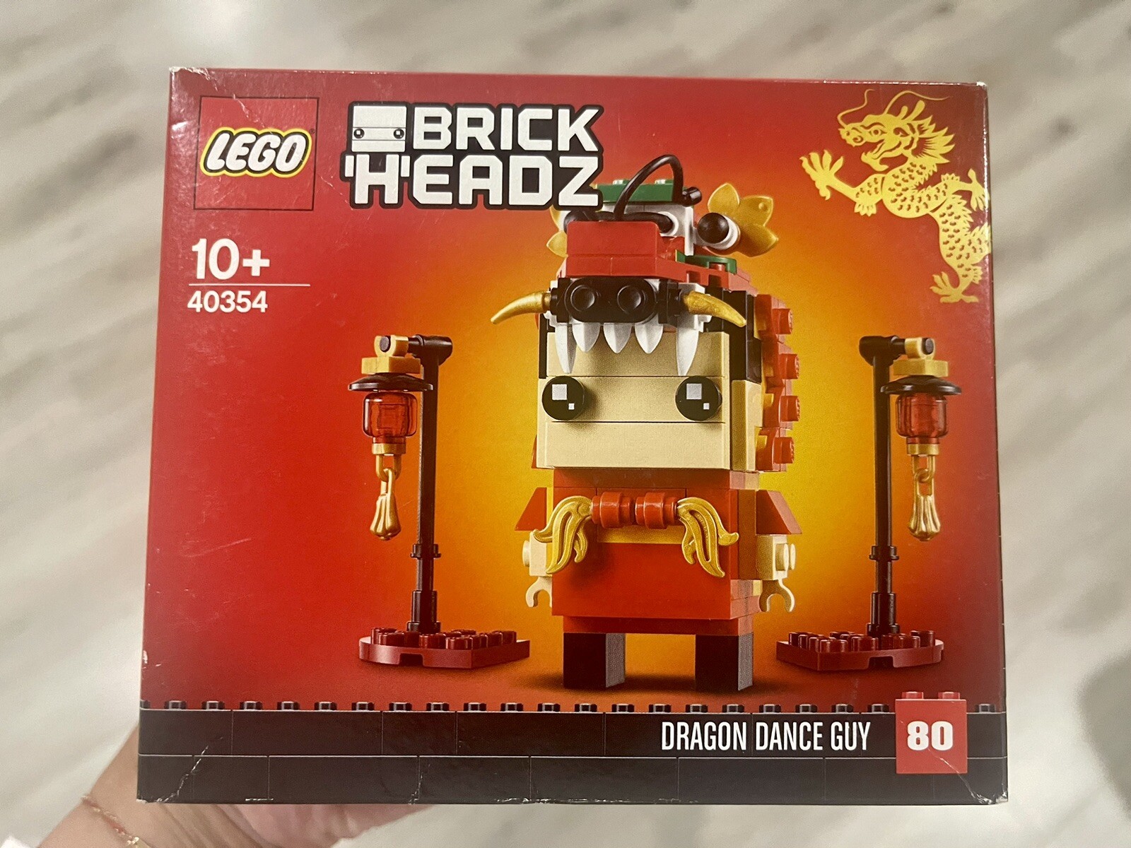 LEGO BRICKHEADZ: Dragon Dance Guy (40354) Brand New Box Creasing | eBay