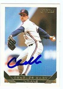 Charles Nagy autographed Baseball Card (Cleveland Indians) 1993 Topps ...