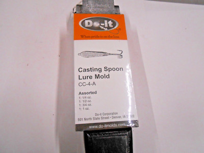 3177 Do-It Casting Spoon Lure Mold 1/4 - 1 oz | eBay