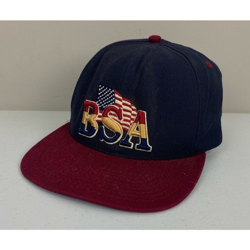 VTG 1998 BSA Boy Scouts of America USA graphic stitched leather ...