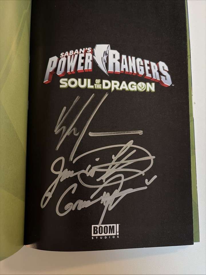JDF & HIGGINS SIGNED Power Rangers: Soul of the Dragon Jason David ...