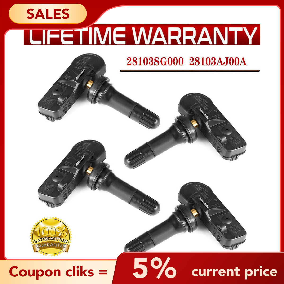 Set of 4 TPMS 28103SG000 / 28103AJ00A For Subaru Tire Pressure ...