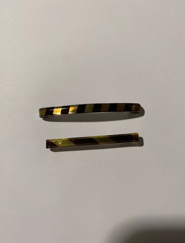 2 Goody Stay Tight Vtg Clasp Clip Hair Barrettes 2” & 2.5” Mock ...