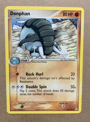 Donphan 40/110 EX Holon Phantoms - Uncommon Pokemon Card - NM/Mint | eBay