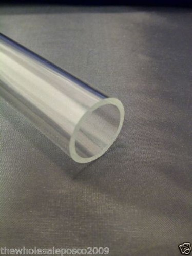 CLEAR ACRYLIC PERSPEX TUBE 16MM 18MM 20MM 22MM 24MM & 25MM, 250MM OR ...