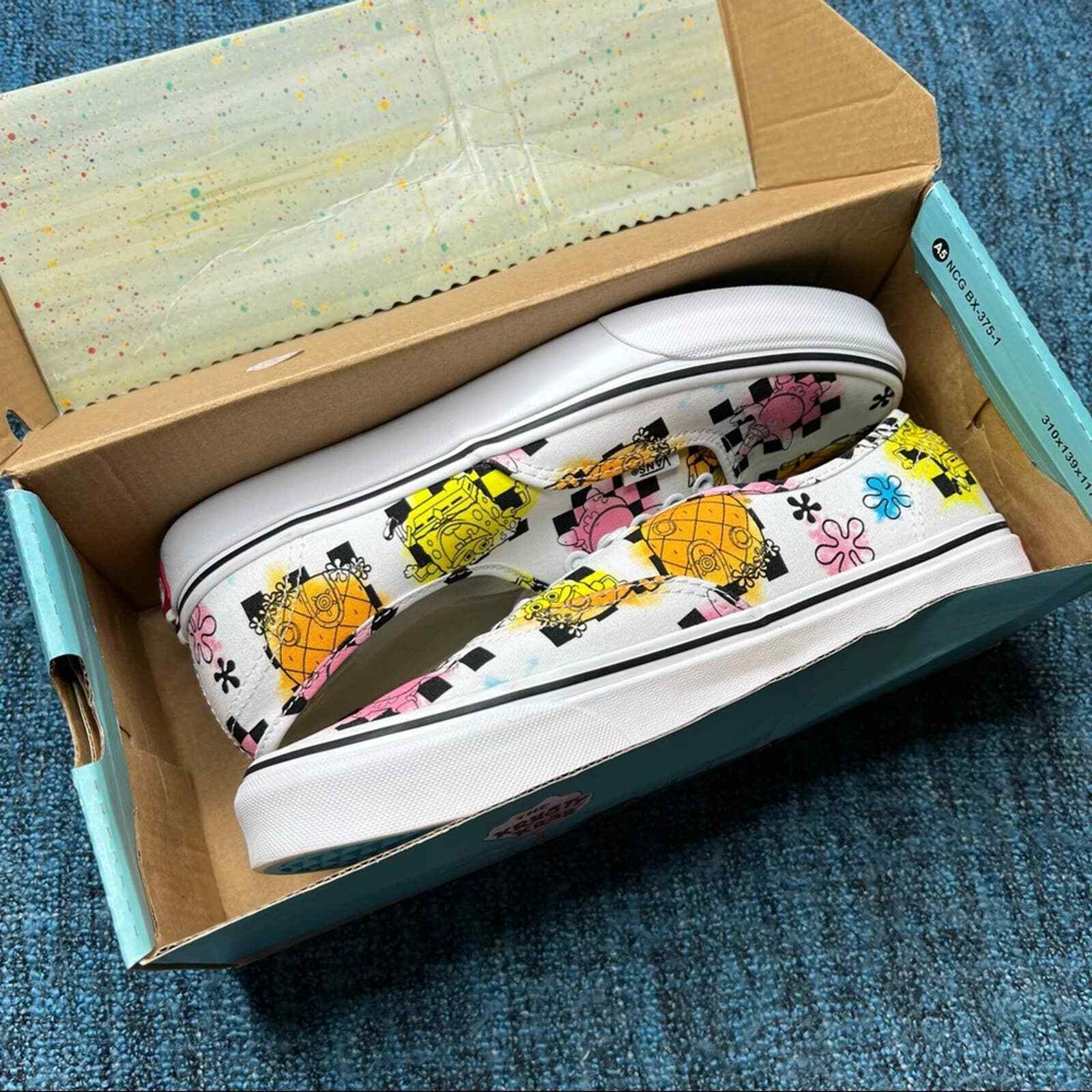 Vans x Spongebob Authentic Airbrush Sneakers Limited … - Gem