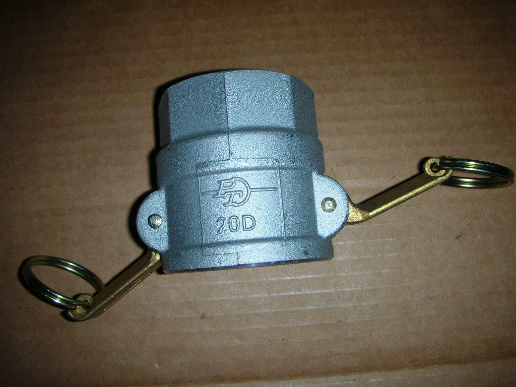 PT 20D Coupling 2" Female Cam Groove Lock Adapter Aluminum Brass Arms ...