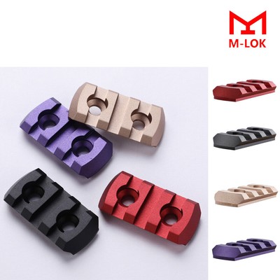 3 Slots M-lok Rail Low Profile Rail Aluminum M-lok Picatinny Rail Mount ...