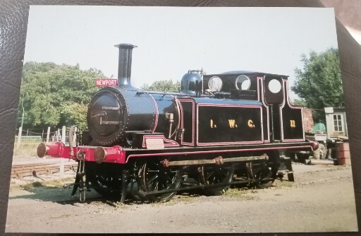 ISLE OF WIGHT CENTRAL RAILWAY No 40 Brighton MINT CONDITION Postcard ...
