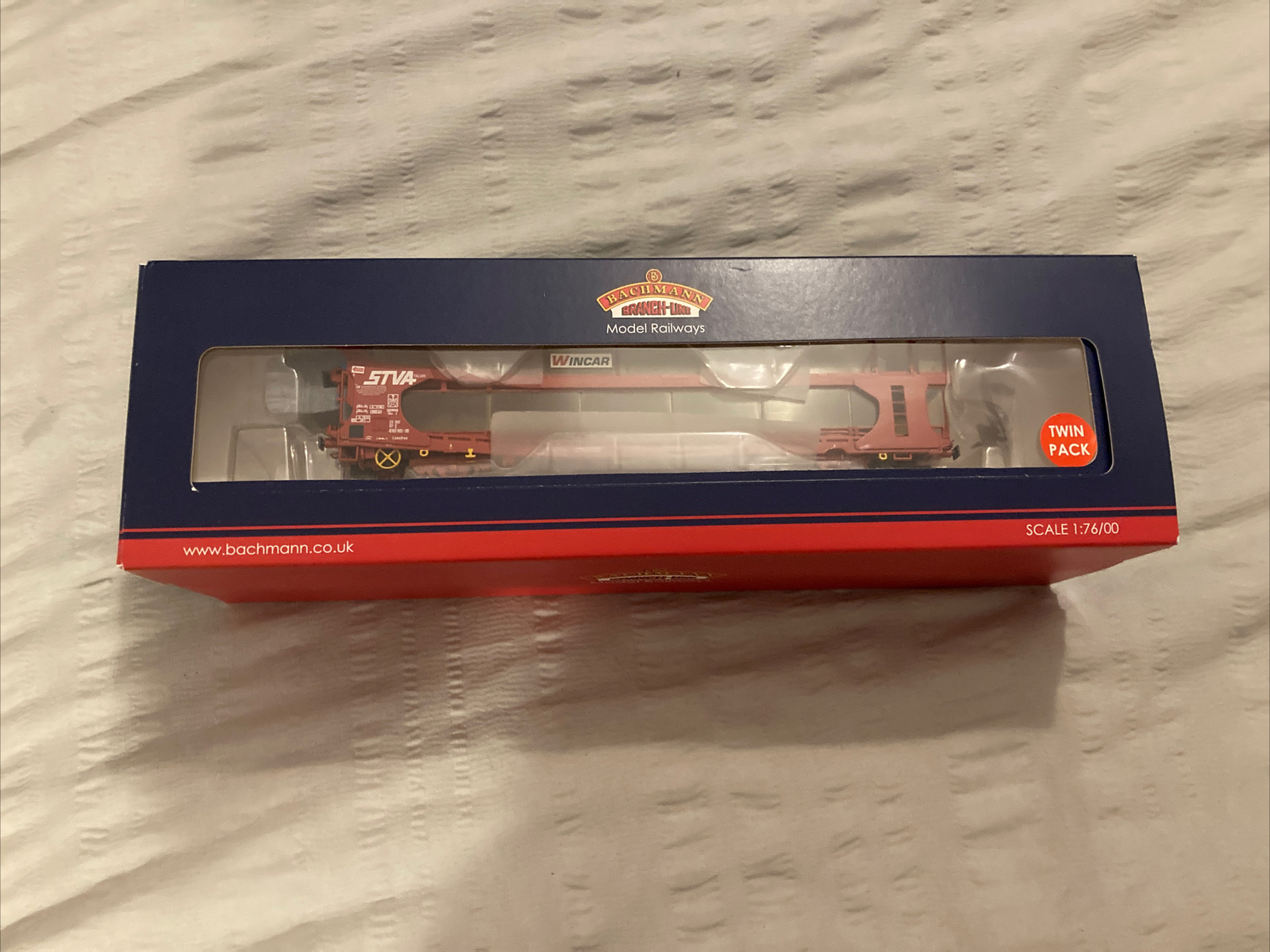 Bachmann 38-250 00 Gauge Era 9 IPA Twin Double Deck STVA Car Carrier 1/ ...