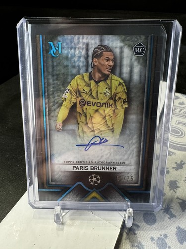 PARIS BRUNNER 2023-24 Topps Museum UEFA Archival Rookie Autograph /75 ...