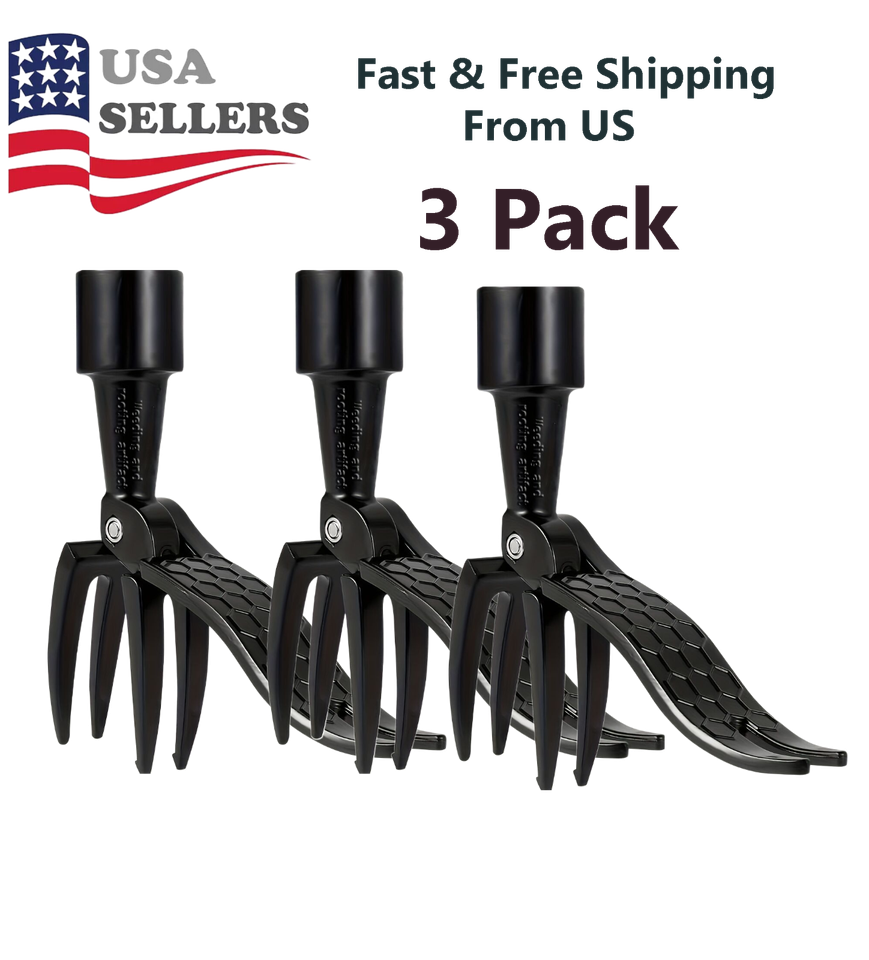 Weeder Stand Up Weed Puller Tool Claw Garden Root Remover Outdoor ...