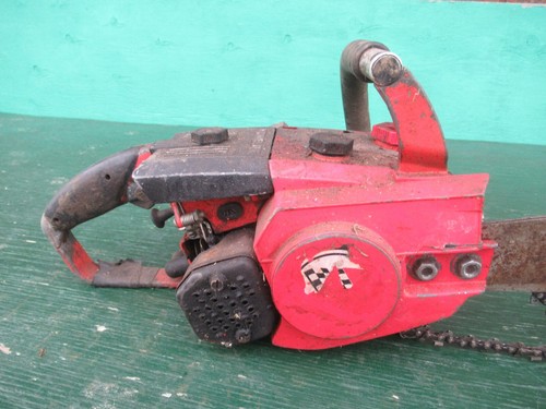 Vintage HOMELITE SUPER MINI Chainsaw Chain Saw with Bar 15" long | eBay