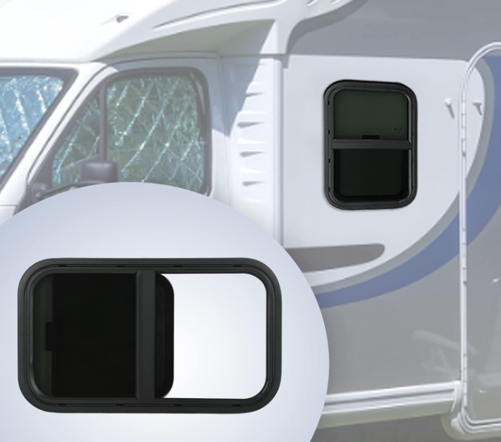 Motorhome Window Waterproof RV Sliding Window L500 H300mm For Caravans ...