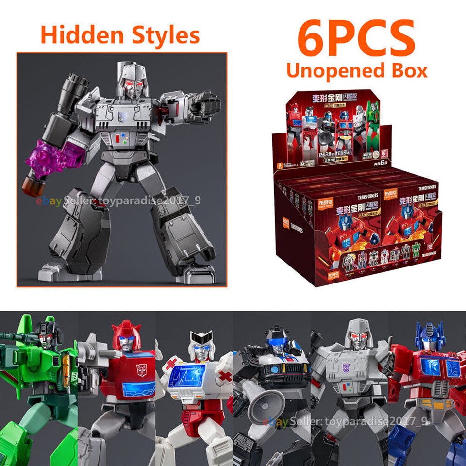 Blokees Transformers G1 Action Assembly Model Figure Blind Box Optimus ...