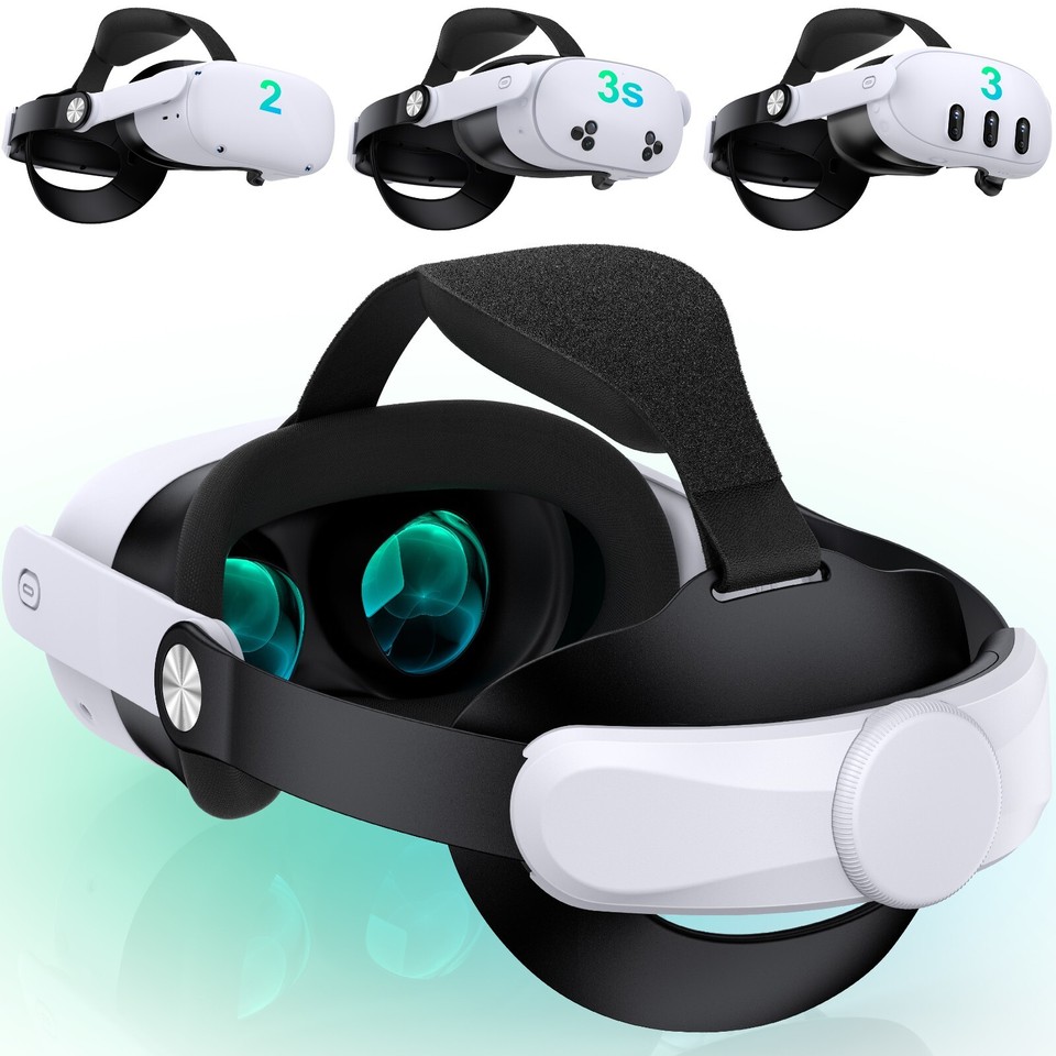 For Meta Oculus Quest 3/Quest 3S/Quest 2 VR Headset Elite Head Strap ...