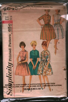 4940 Vintage Simplicity SEWING Pattern Misses 1960s One Piece Step In ...