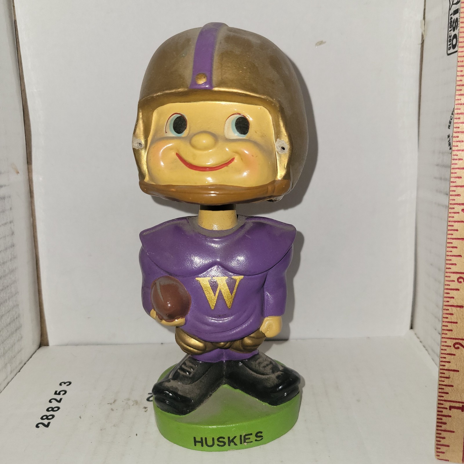 1960's Bobble Head Nodder Washington Huskies Green Base College ...