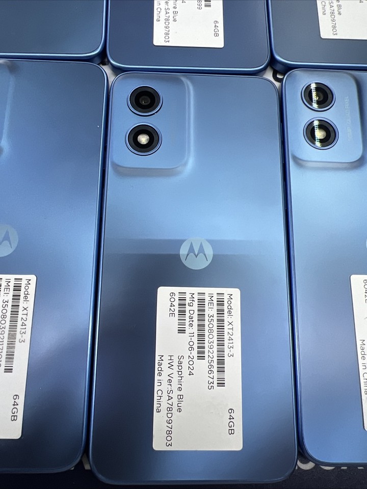 Motorola XT2413-3 Moto g Play 2024 6.5" 64GB Sapphire Blue AT&T Or ...