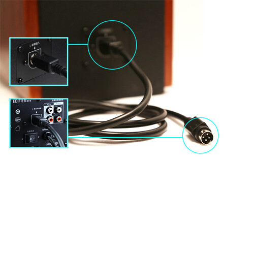 9.8ft 4 Pin Speaker Cable For Edifier R1700BT R1600TIII R1800BT Swans ...