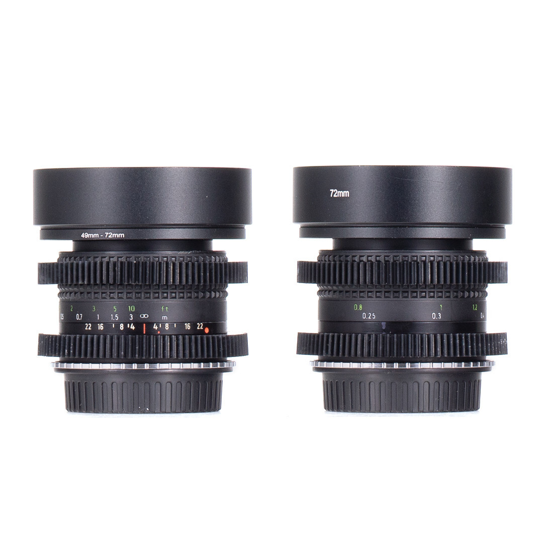 Carl Zeiss 28/35/50/80/135mm Cine Mod Lenses Set For Canon EF Mount w ...
