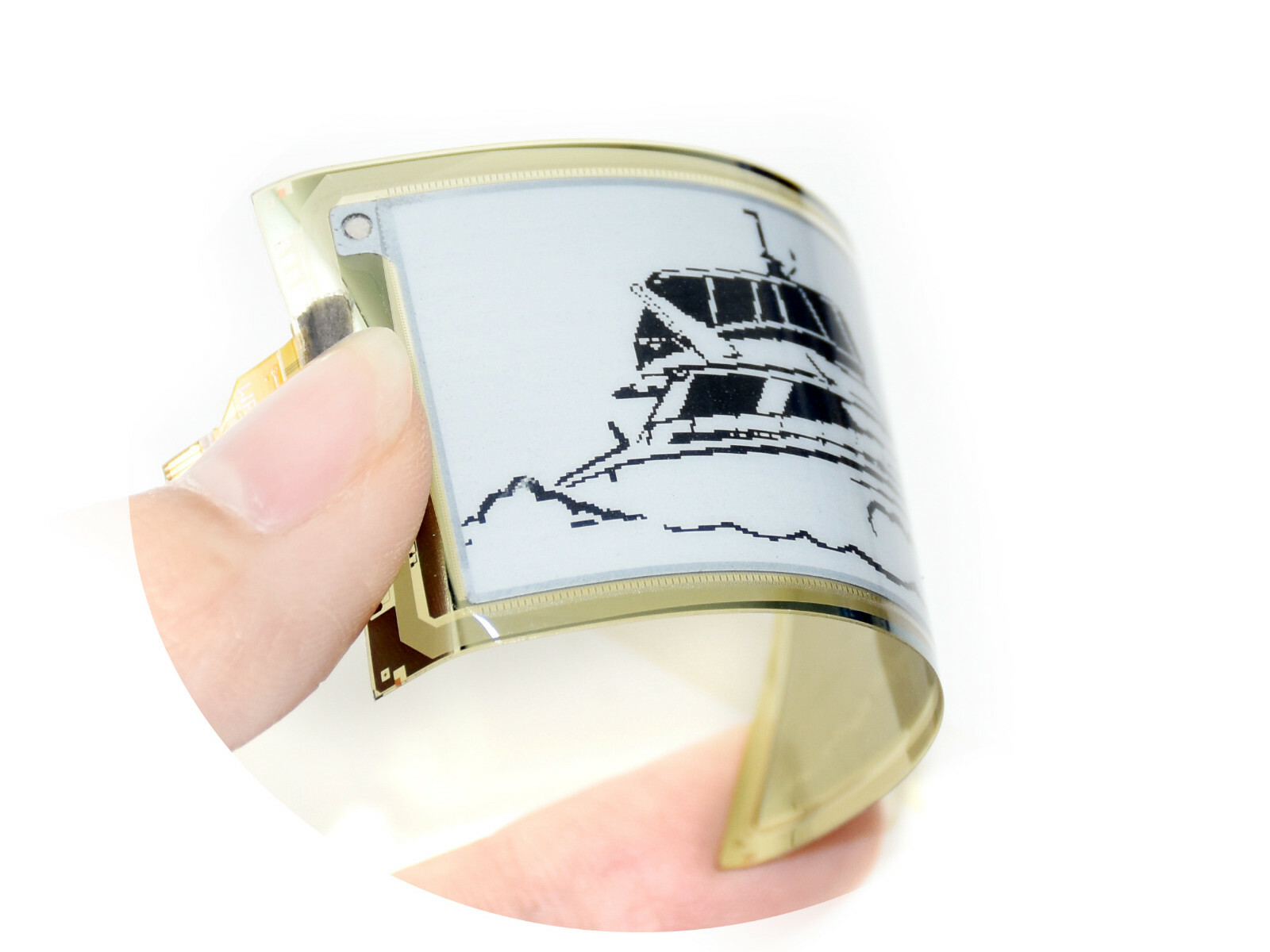 Waveshare 2.9inch Flexible E-Ink Raw Display e-Paper Panel 296×128 No ...