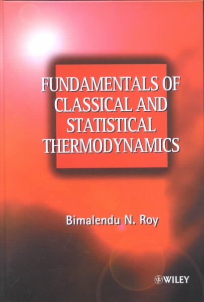 Fundamentals of Classical and Statistical Thermodynamics, Hardcover by ...