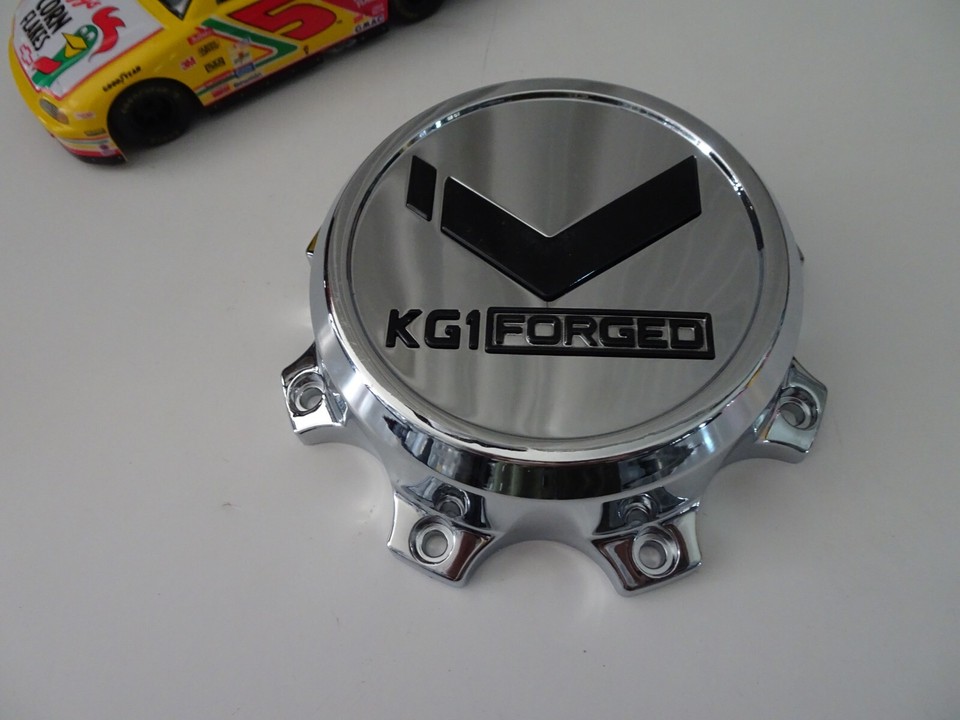 New KG1 FORGED Chrome Custrom Wheel Center Cap # CAP0058PS | eBay