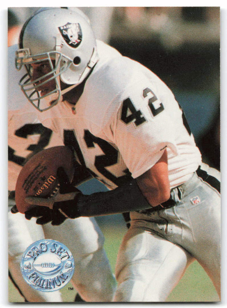 1991 Pro Set Platinum #211 Ronnie Lott Los Angeles Raiders | eBay