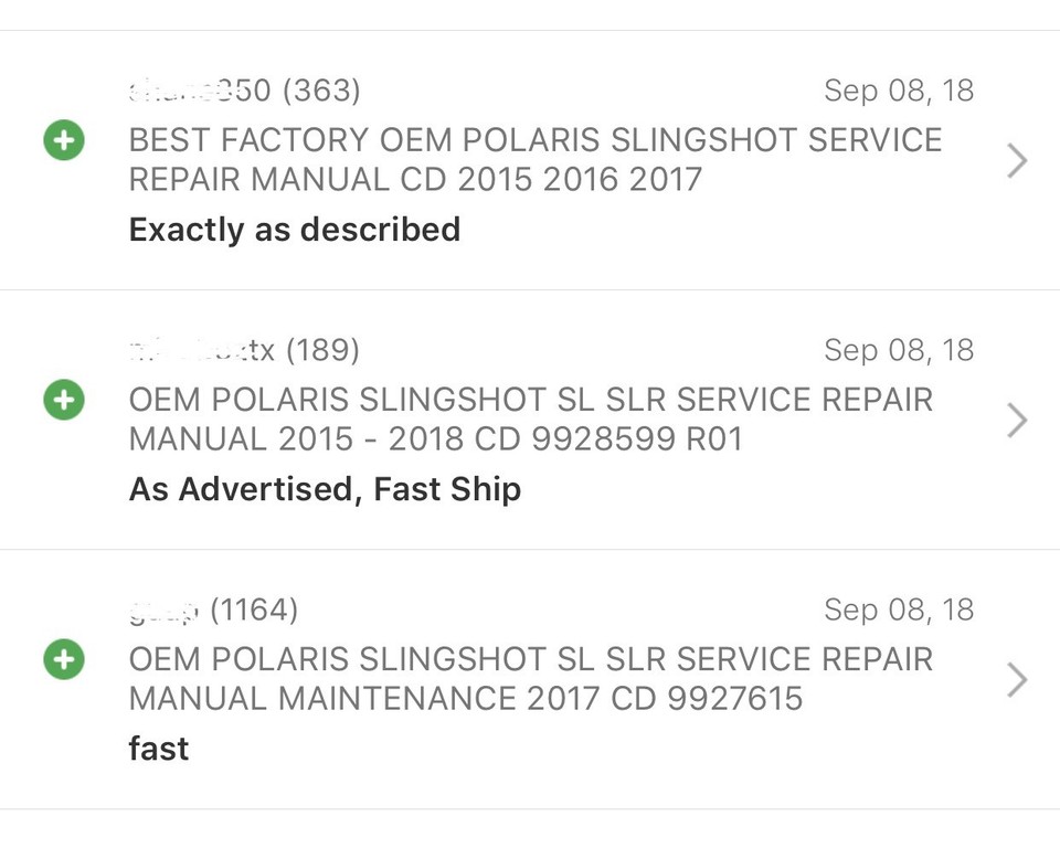 POLARIS SLINGSHOT SL SLR SERVICE REPAIR MANUAL MAINTENANCE 2015 2016 ...