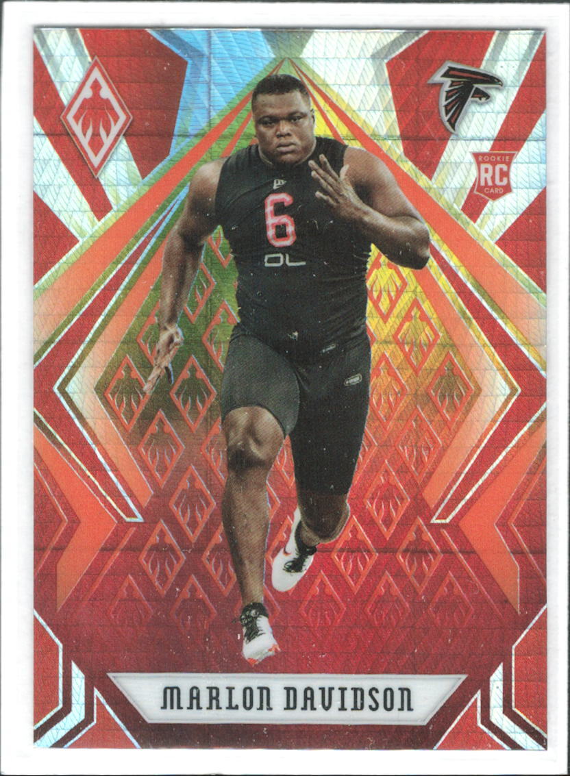 2020 Panini Phoenix Marlon Davidson FIRE BURST FANATICS RC ROOKIE #162 ...