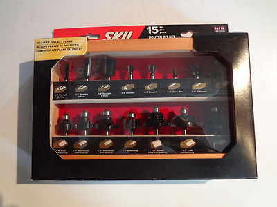 Skil 15-Piece Router Bit Set Brand New!! | eBay