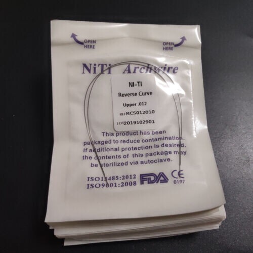 10Pack Dental Orthodontic Reverse Curve Arch Wires Niti Super Elastic ...
