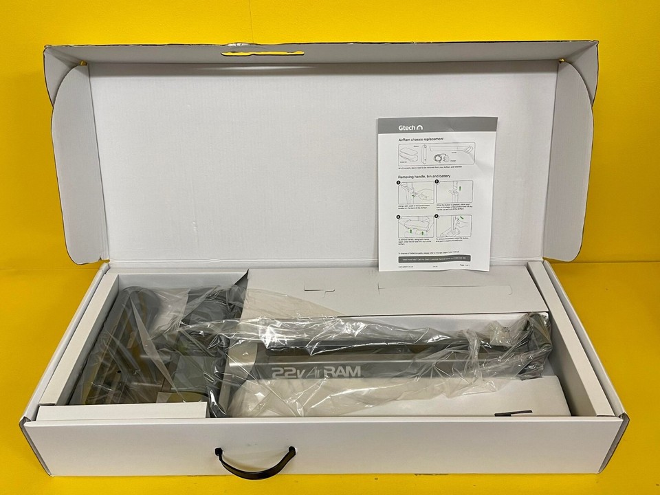 GTECH AIRRAM AR02 MK1 - CORDLESS VACUUM CLEANER REPLACEMENT - FRAME ...