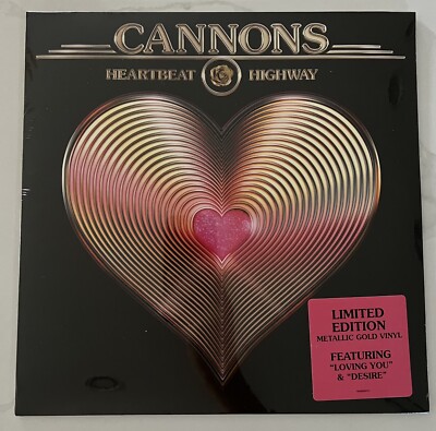 Cannons Band - Heartbeat Highway Gold Vinyl LP Limited Edition Sealed ...