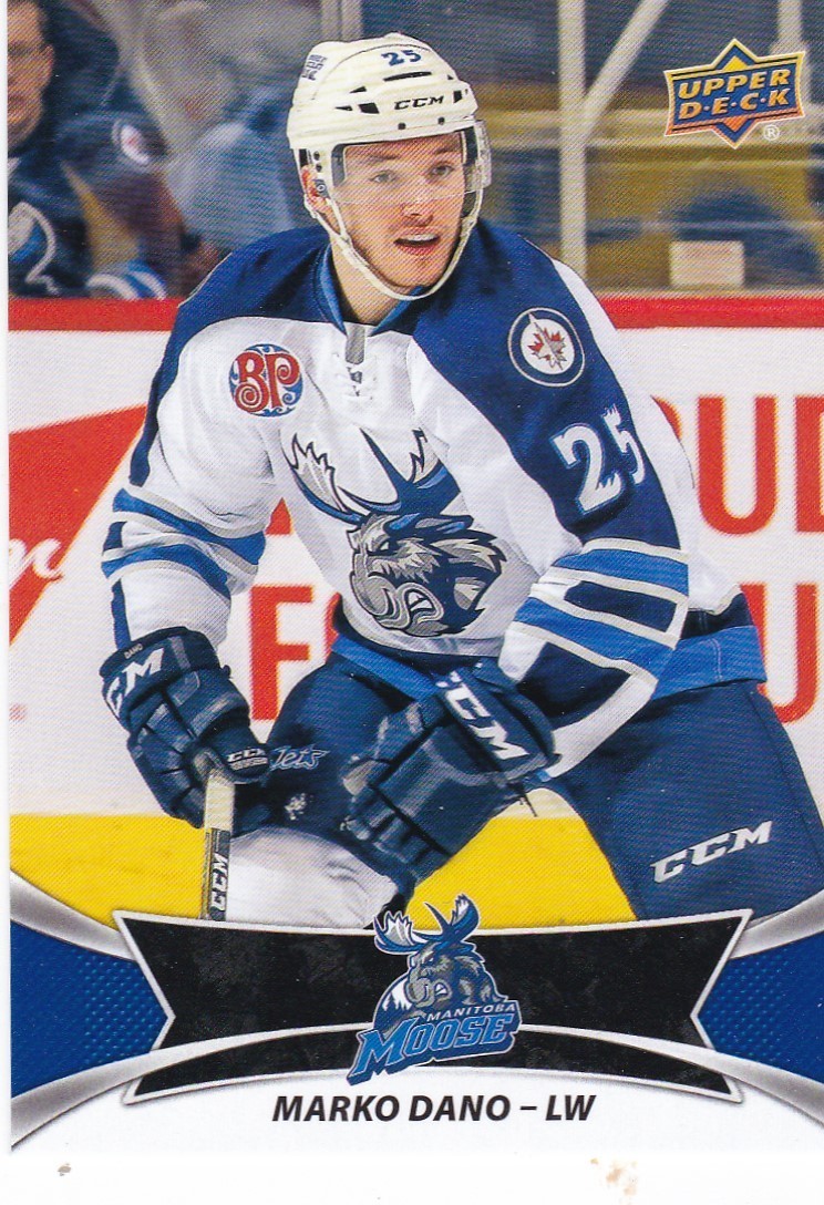 MARKO DANO 2016-17 16-17 UPPER DECK AHL BASE #37 MANITOBA MOOSE | eBay