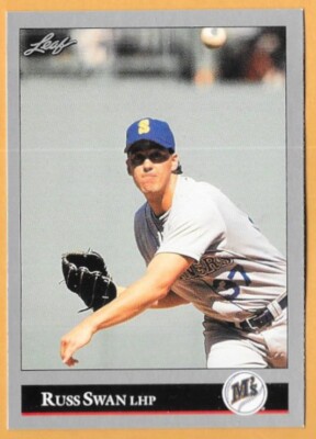 RUSS SWAN SEATTLE MARINERS #203 no dot inc - LEAF NM-MT 1992 | eBay