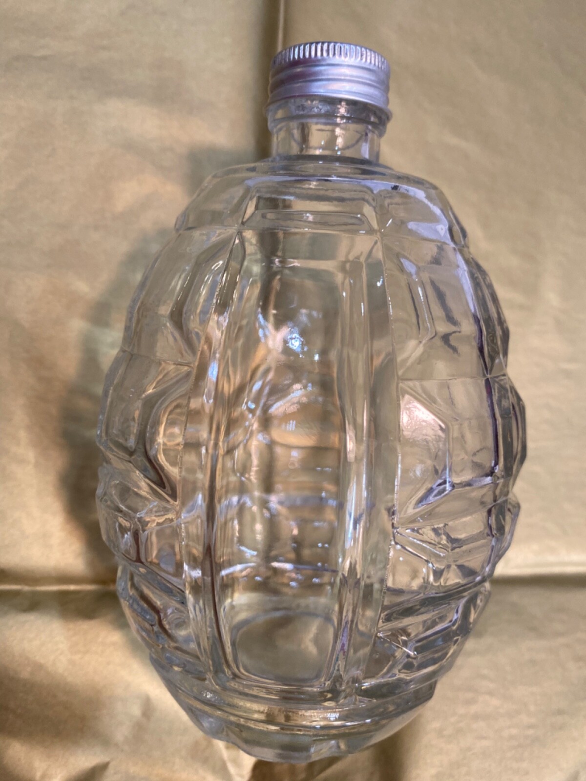 Military Grenade Whiskey Decanter Glass Bottle | eBay