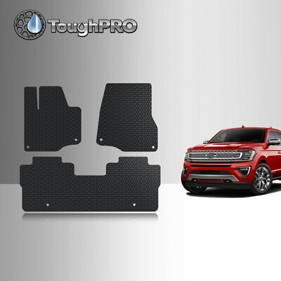 ToughPRO Floor Mats Black For Ford Expedition All Weather Custom Fit ...