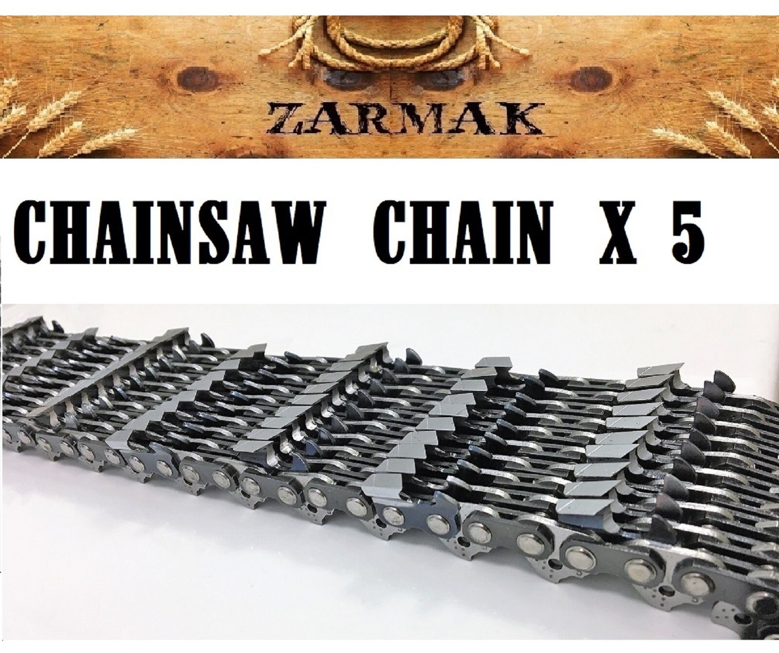 CHAINSAW CHAIN 18 INCH 3/8LP 50 62 DL FullChisel HUSQVARNA ECHO MAKITA ...