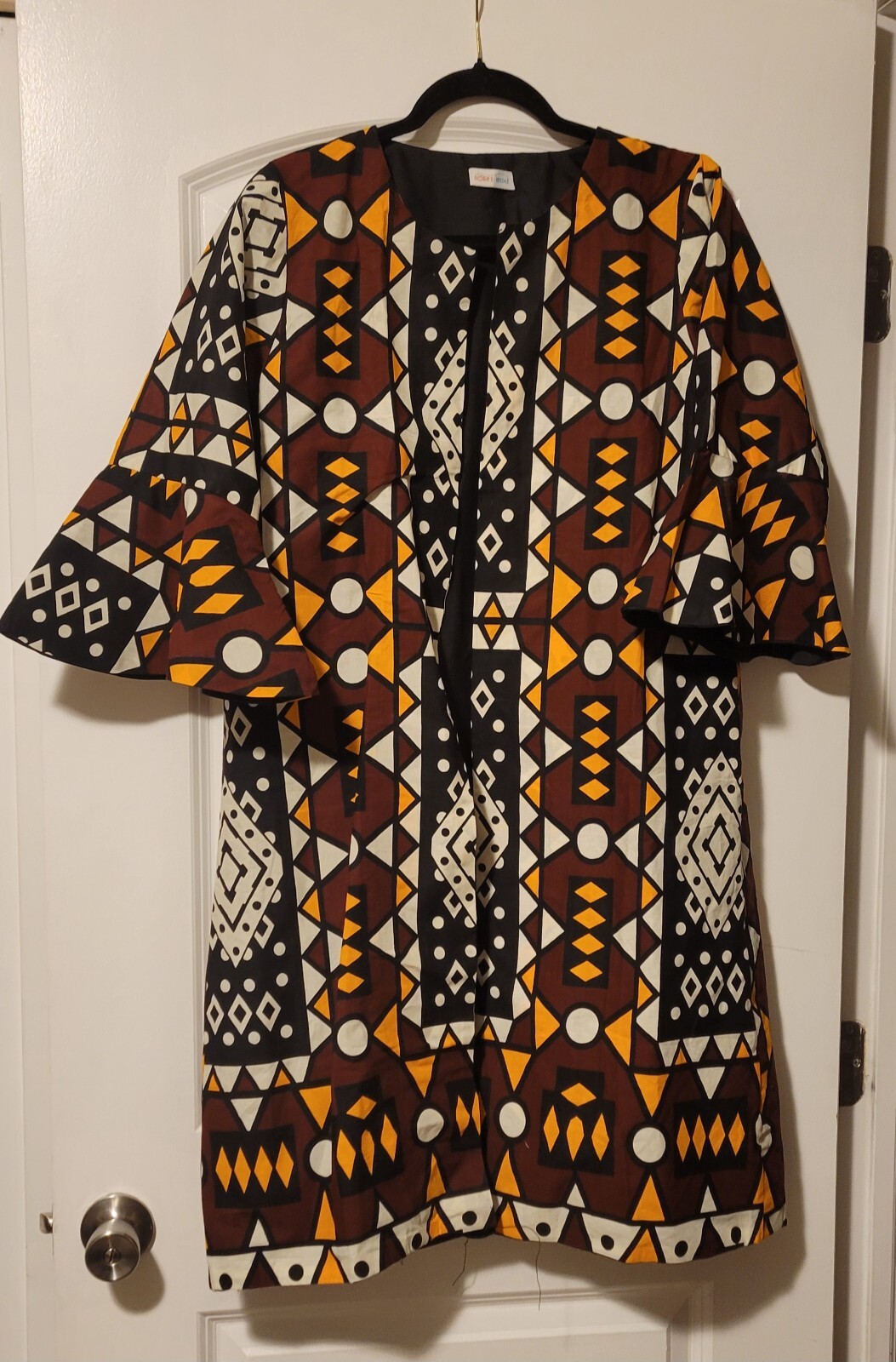 Nora's Needle African Print Kimono - Gem