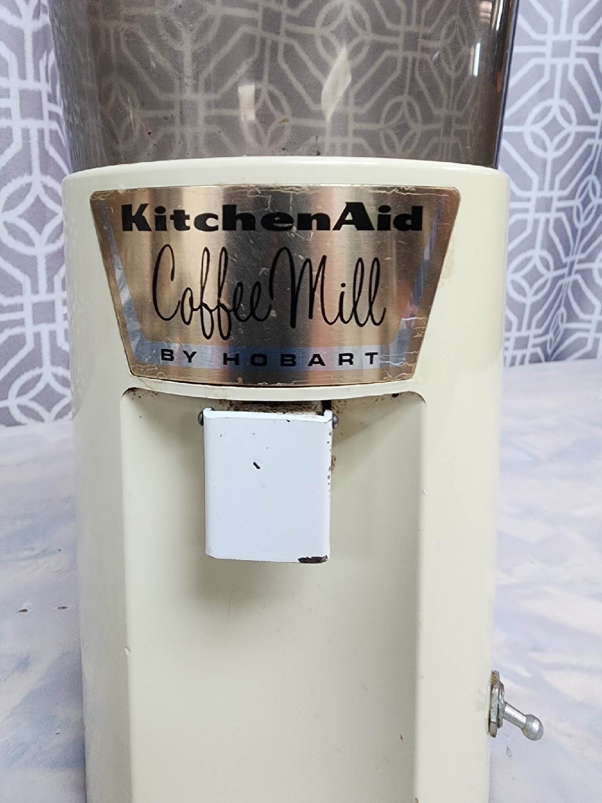 Vintage KitchenAid Hobart Coffee Mill KCM MCM Metal & Plastic Working ...